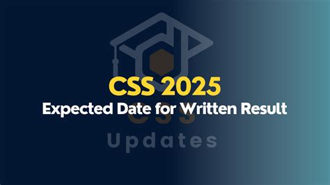 CSS 2025 Result Expected Date CSS Result 2025