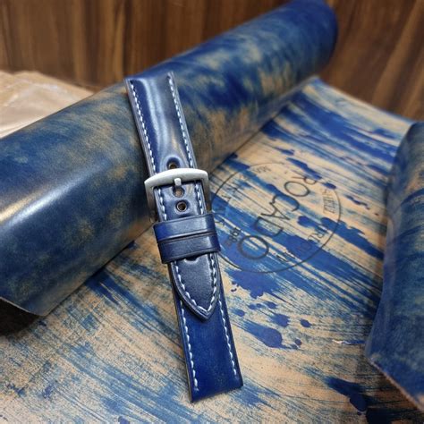 Shell Cordovan Watch Strap Indianleathercraft