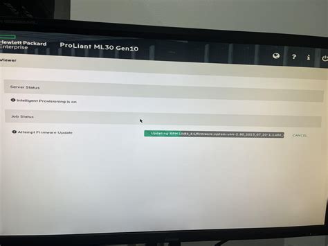 Hp Server Gen 10 Ilo Refusing Upgrade Rservers