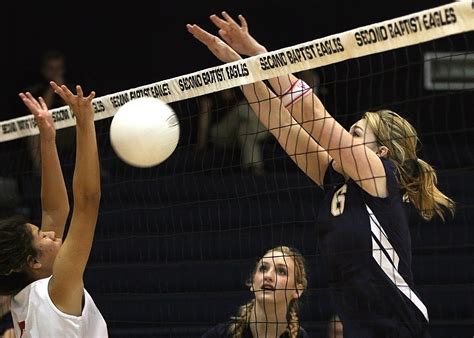 Volleyball — Hitting And Blocking