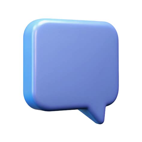 Exquisite Iconic Square Speech Bubble With Rounded Corners Clean Lines Flat Color With