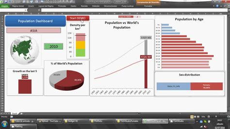Excel Animated Dashboard Demo Youtube