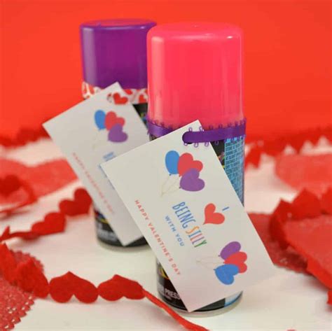 Silly String Valentine Free Printable I Love Being Silly With You
