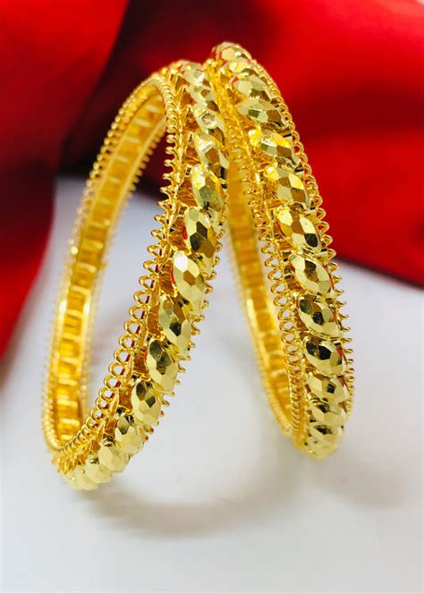 Gahu Tode Taas Gehu Toda 1 Gram Gold Bangles Sonchafa Sonchafa
