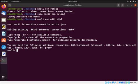 how to use the nmcli command to manage networkmanager