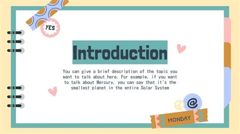 Cute Pastel Notebook Google Slides PowerPoint