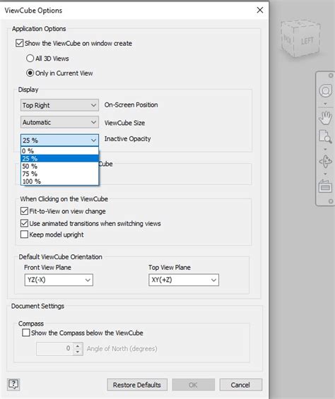 Solved Viewcube Disable Inactive State Autodesk Community