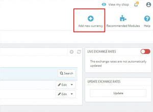 PrestaShop Tutorial How To Add Currency PrestaShop