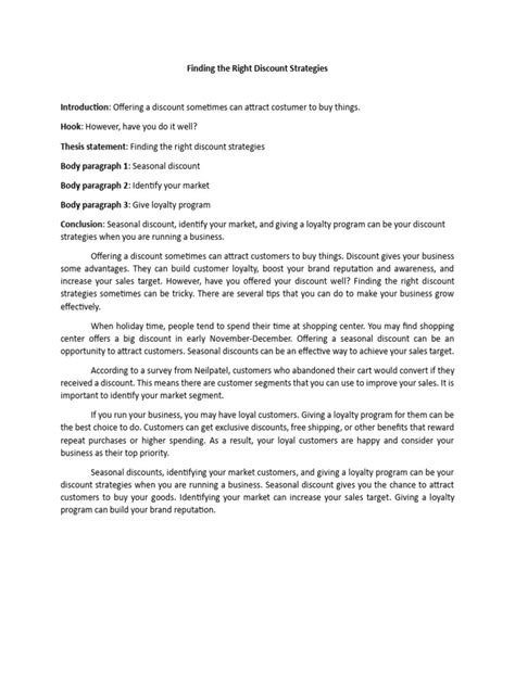 Finding The Right Discount Strategies Pdf Loyalty Program Sales