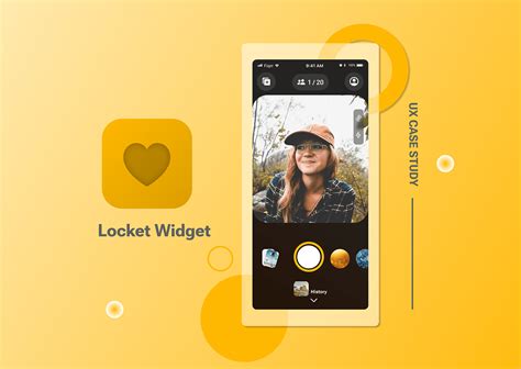 Locket Widget Redesign Behance