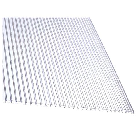Polycarbonate Panel Layer 4mm Sheet 1 Pack 2 W X 4 L Cold Flexible Clear Strong