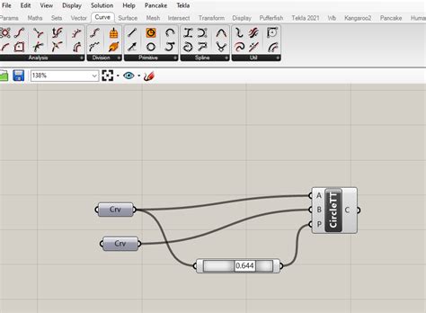 Tangent Tangent Radius Grasshopper Mcneel Forum