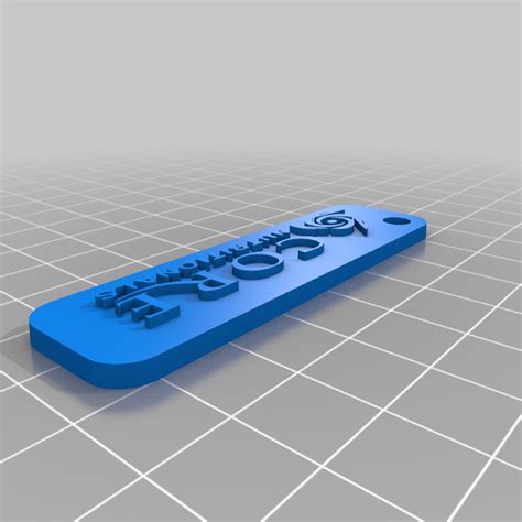 🔑 Key Chain・free 3d File For ・cults