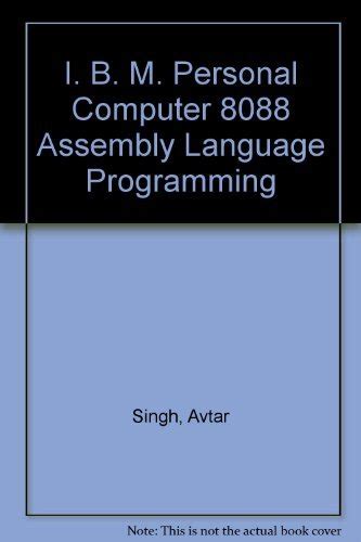 Ibm Pc 8088 Assembly Language Programming Triebel Walter A 9780134483580 Books