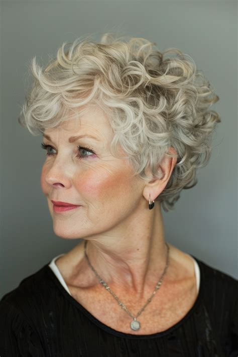 54 Gorgeous Curly Hairstyles For Women Over 70