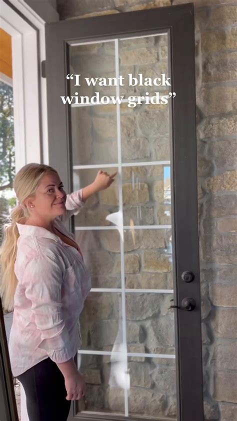 Diy Window Grids Turned Out Amazing Obsessed Using This On All Of Our Doors Windows With The