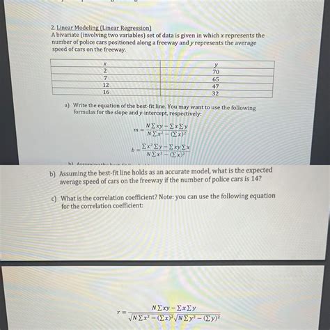 Best Fit Equation Statistics Rhomeworkhelp