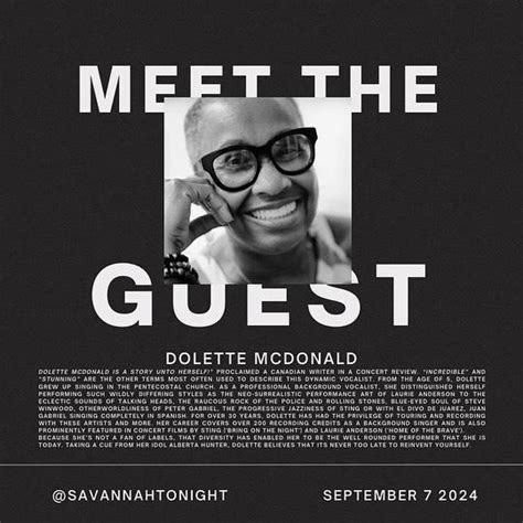 Dolette Mcdonald On Linkedin Savannah Tonight On Instagram Dolette