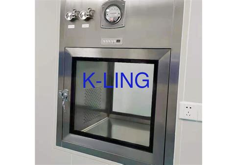 Kotak Pass Cleanroom Interlock Elektronik Dengan Aliran Laminar Dinamis