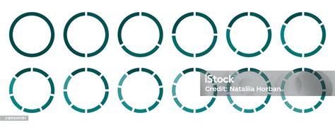Circles Divided Diagram 3 10 7 Graph Icon Pie Shape Section Chart