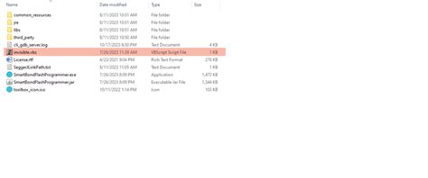 Installation Error Smartbondflashprogrammer 1010 Invisiblevbs Is Missing Bluetooth Low