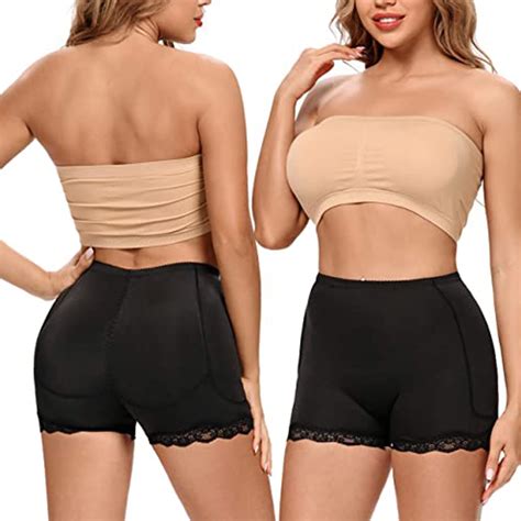 Pop Closets Butt Padded For Women Butt Lifter Panties Seamless Booty