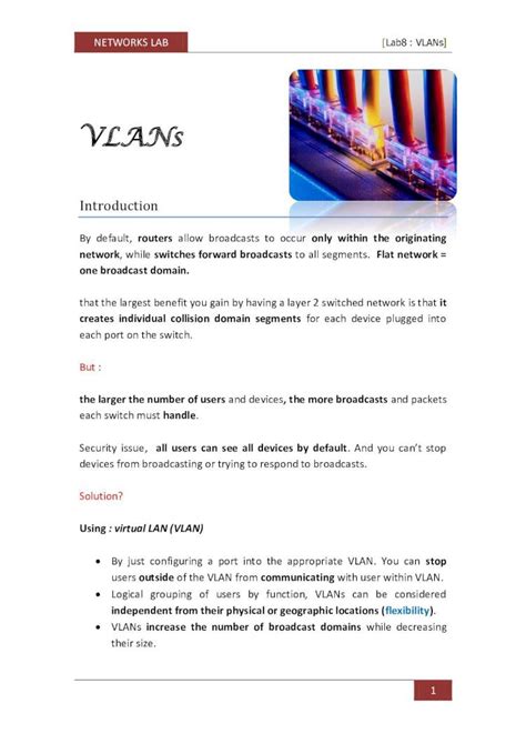 Pdf Lab8 Psmawadwp Contentuploadslab8notespdfnetworks Lab Lab8