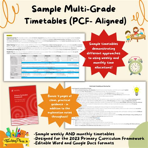 Timetables Teaching Plans Ireland