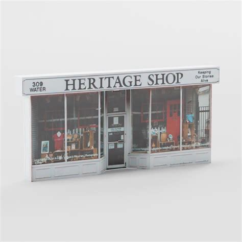 BlenderKit Download The Shop Front Model