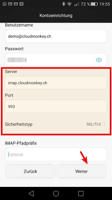 Android Imap CloudMonki