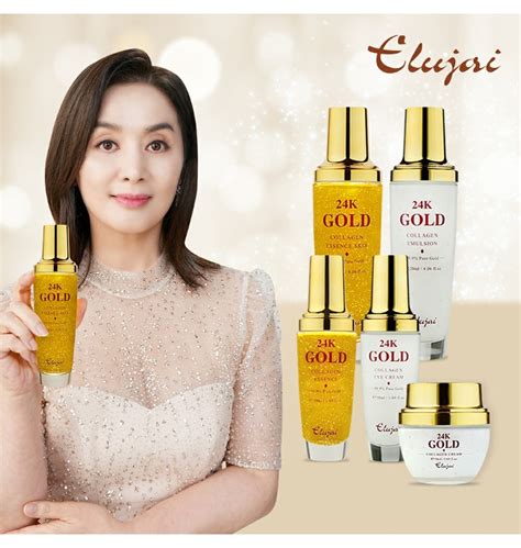 엘루자이 24k골드 콜라겐 기초 5종세트 이응경 기초화장품 스킨 에센스 아이크림 로션 영양크림 주름 미백 티몬