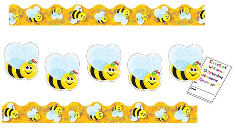 Bee Bulletin Board Set Bumble Bee Bulletin Board Border Honey