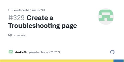 Create A Troubleshooting Page · Issue 329 · Ui Lovelace Minimalistui