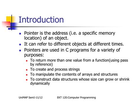 Ppt Pointers Powerpoint Presentation Free Download Id3354215