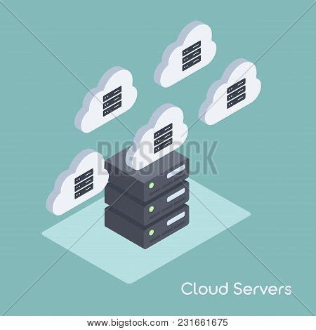 Cloud Data Migration Vector Photo Free Trial Bigstock