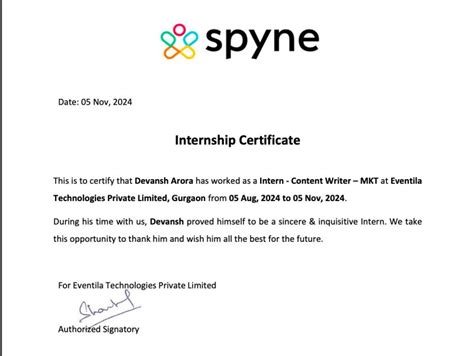 Internship Contentwriting Spyneai Learningexperience Growth