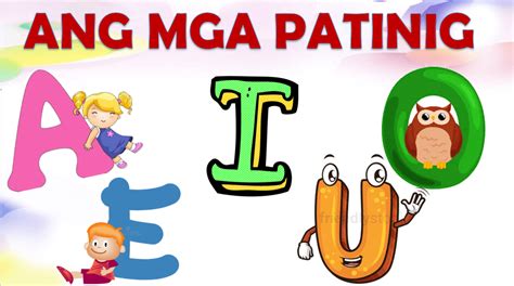 Ang Mga Patinig Quizizz