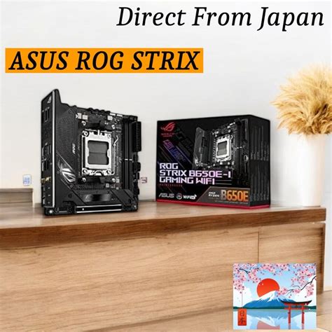 Asus Rog Strix B650e I Gaming Wifi Amd Ryzen 7000 Series Am5 Compatible B650 Equipped Mini Itx