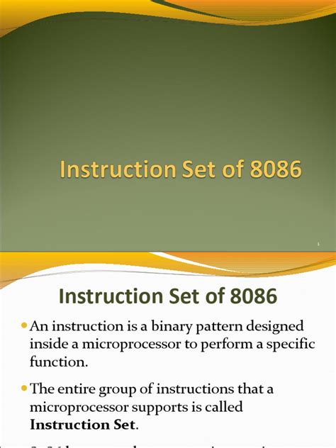 Instruction Set Pdf String Computer Science Computer Hardware