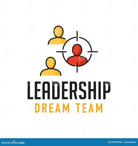 Business Leadership Team Management Outline Icon Stock Vector