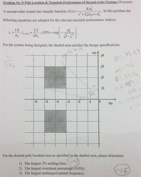 A Second Order System Has Transfer Function Gs K