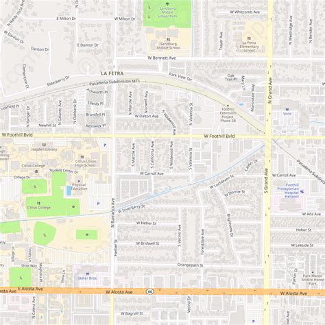Glendora Modern Atlas Vector Map [1 10k] Boundless Maps