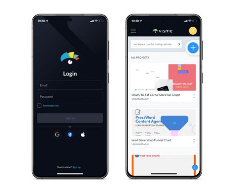 Using Visme Ios App To Design On The Go Visme Help Center