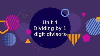 Dividing By Digit Divisors Mini Lesson By Th Grade Forever TPT
