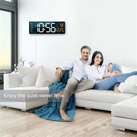 Buy 16 2 Inch Digital Wall Clock Large Display With Remote Instok Kenya