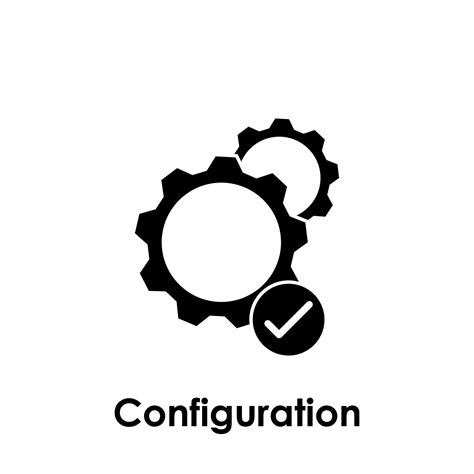 Gear Check Configuration Vector Icon Illustration 23040236 Vector Art