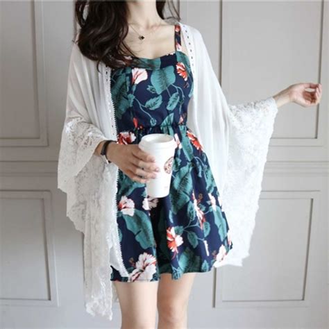 청바지원피스비키니까지 모두 잘어울리는 아이템 레이스 롱로브 카디건 👍👍 여름패션 패션 여성패션 데일리패션 패션 여성 패션 여름 패션