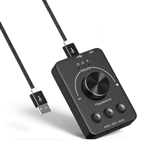 Sound Controller Usb Computer Volume Control Knob Bluetooth Compatible