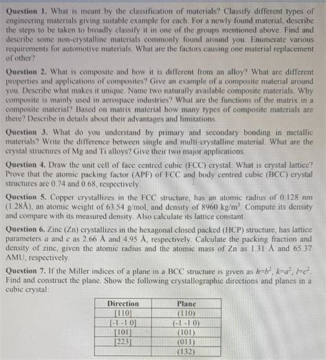 Solved Question 1 What Is Meant By The Classification Of