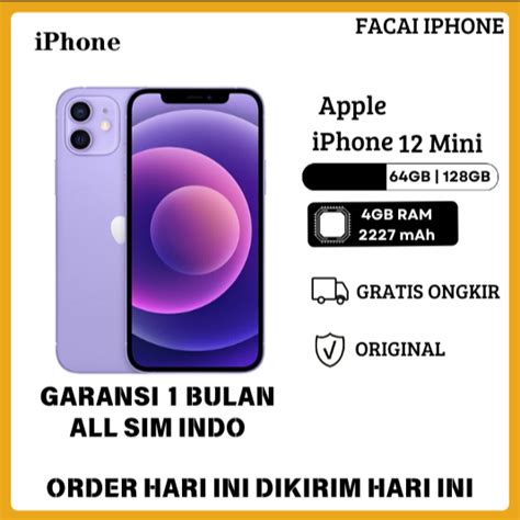 Jual Ip 12 Mini Second Original Bergaransi Seken Ori Shopee Indonesia